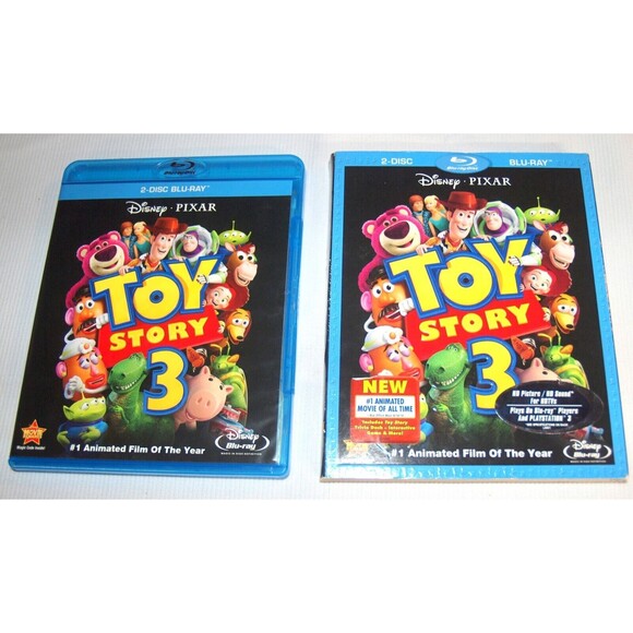 Pixar | Media | Toy Story 3 Blu Ray 2 Discs Lots Of Bonuses Disney ...